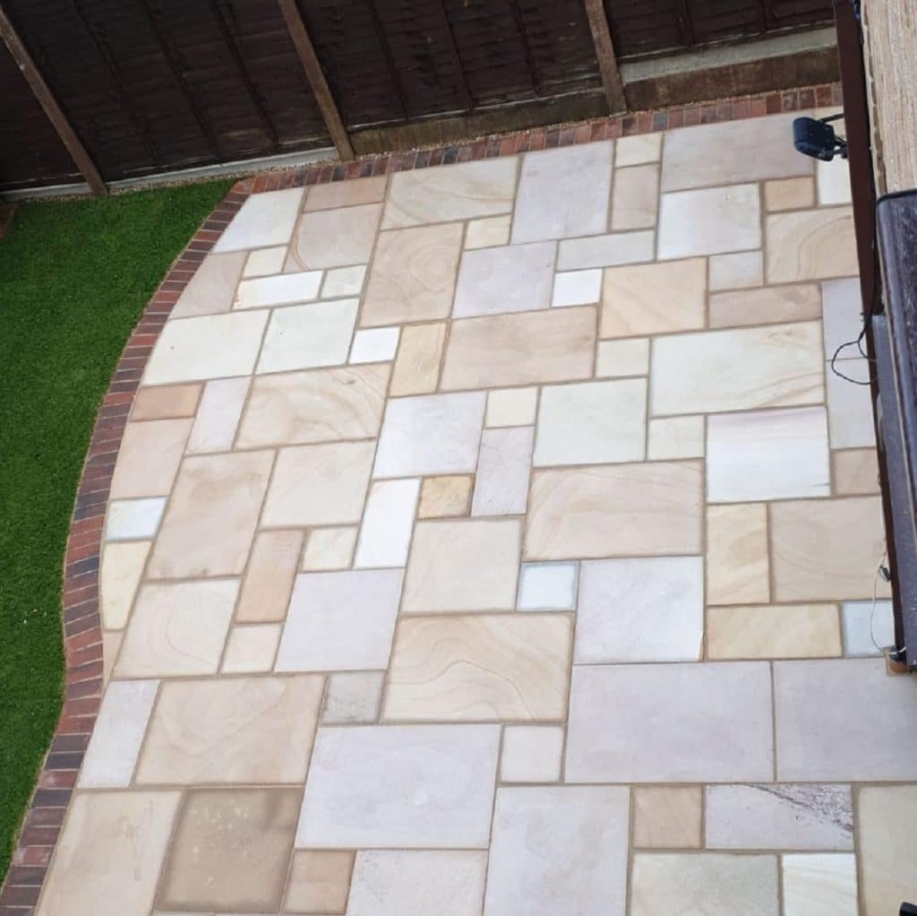 Chivas Caramel buff sandstone , Chivas sandstone | interlock stone PAVE ...